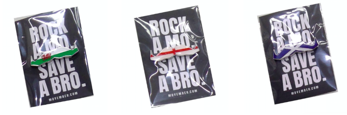 Show your support for Movember and your home nation with these limited ...